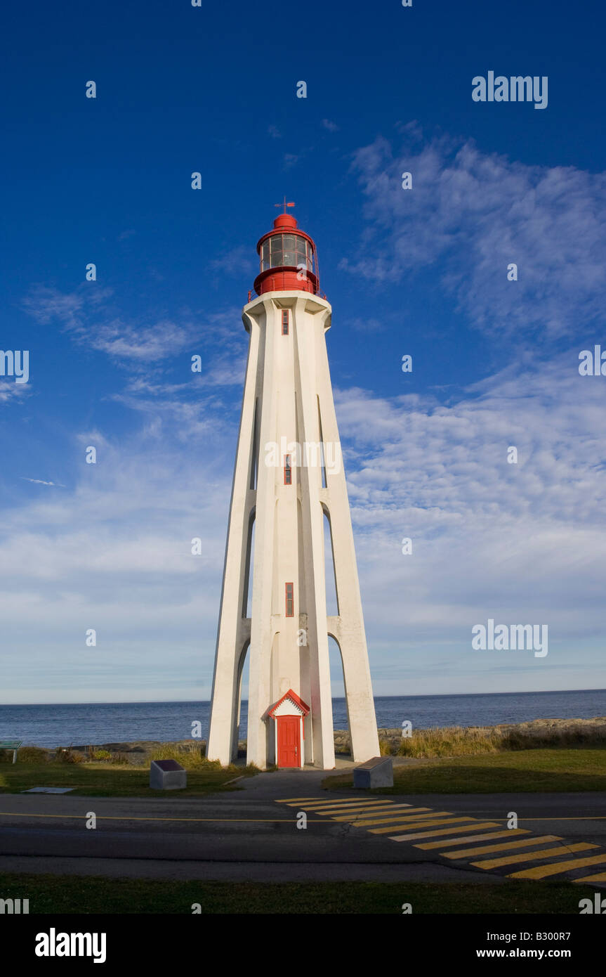 Pointe au pere lighthouse hi-res stock photography and images - Alamy