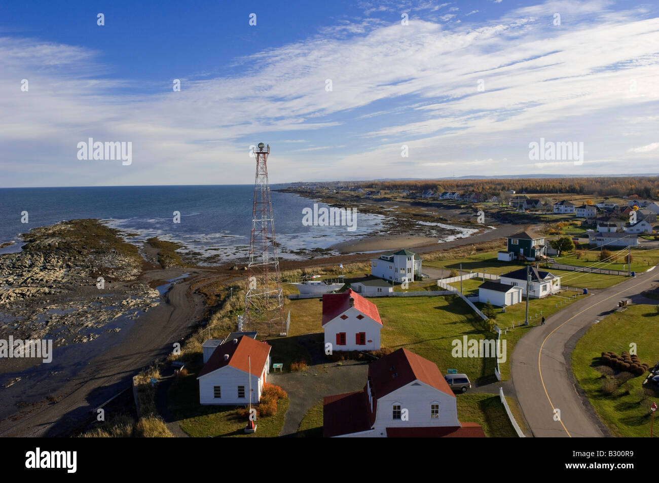 Overview of Rimouski, Quebec, Canada Stock Photo - Alamy
