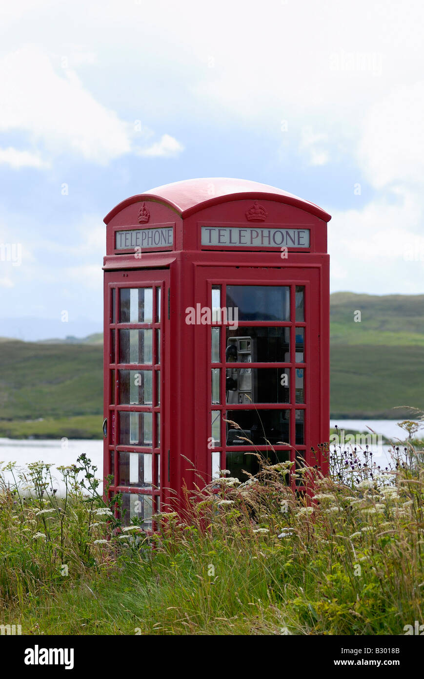 Telephone Booth, Scotland Stock Photo - Alamy