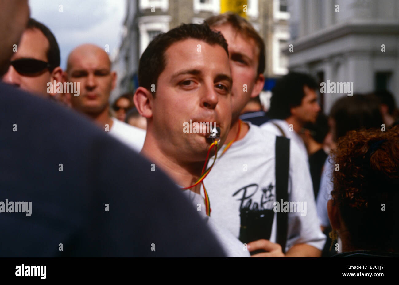 Revellers at the Notting Hill Carnival in London Stock Photo - Alamy