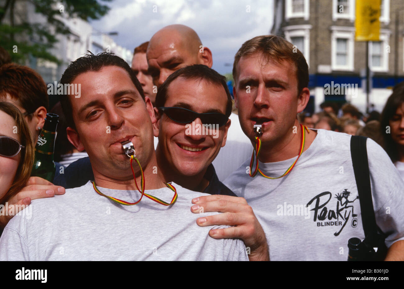 Revellers at the Notting Hill Carnival in London Stock Photo - Alamy