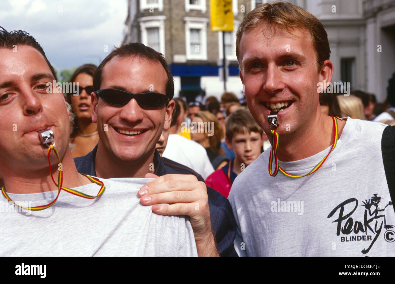 Revellers at the Notting Hill Carnival in London Stock Photo - Alamy