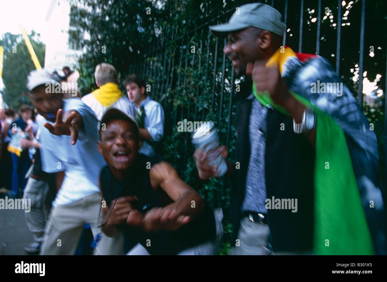 Revellers at the Notting Hill Carnival in London Stock Photo - Alamy