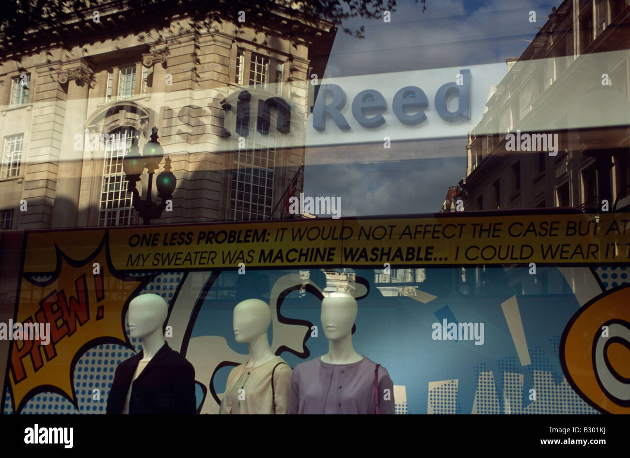 Shop window on Regent Street in London Stock Photo - Alamy