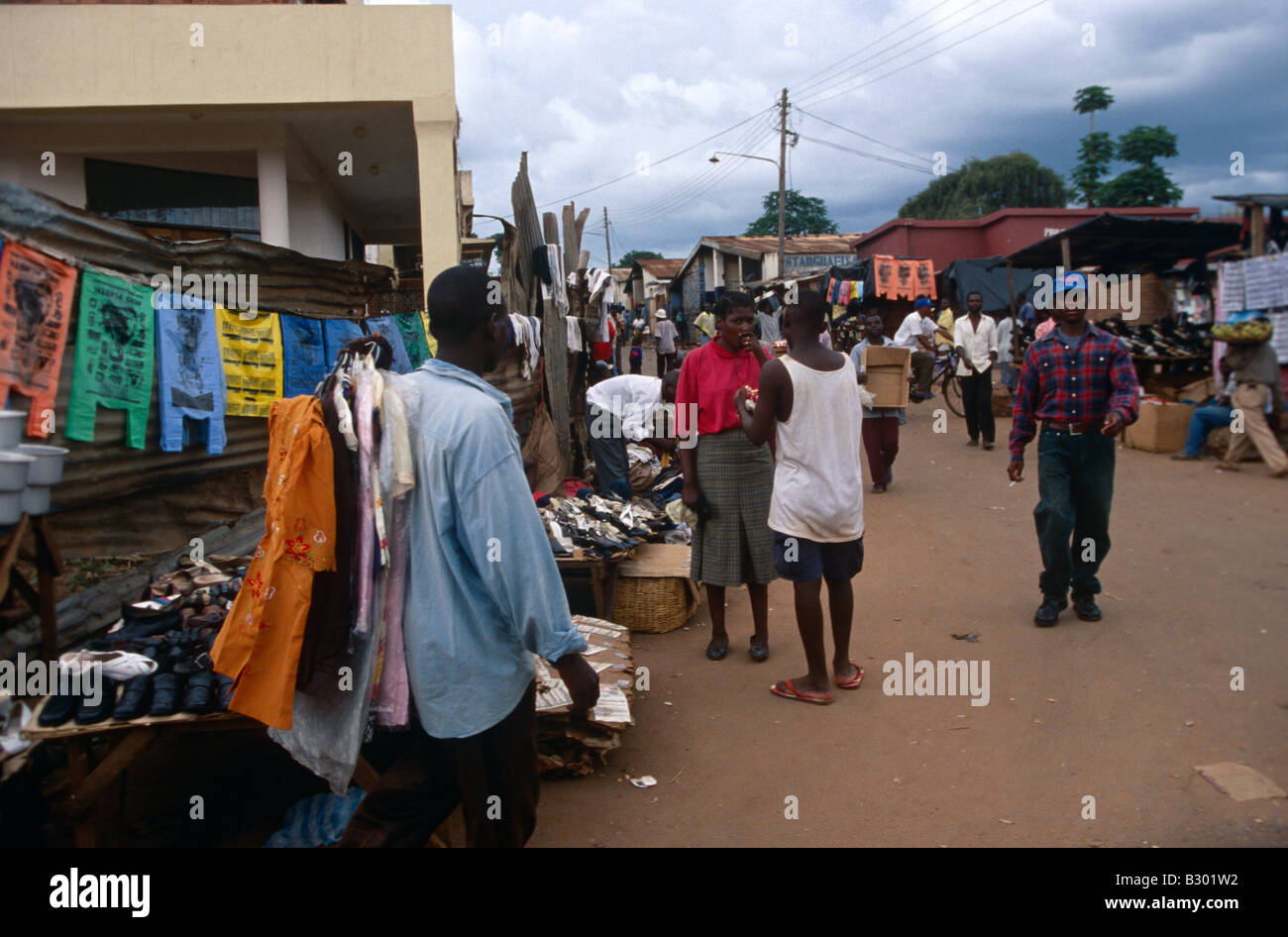 African market scene malawi africa hi-res stock photography and images ...