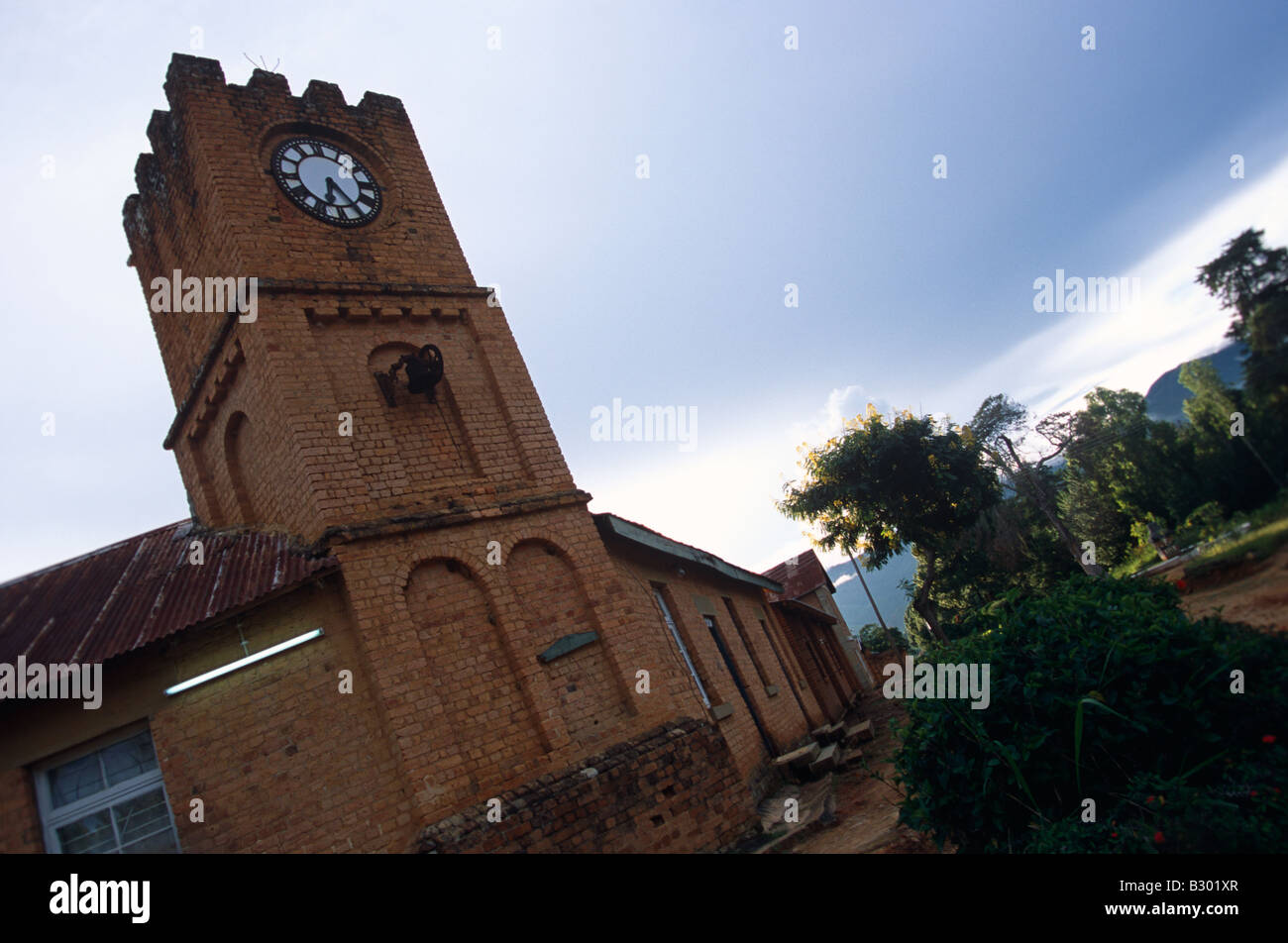 A clock tower in Malawi Stock Photo - Alamy