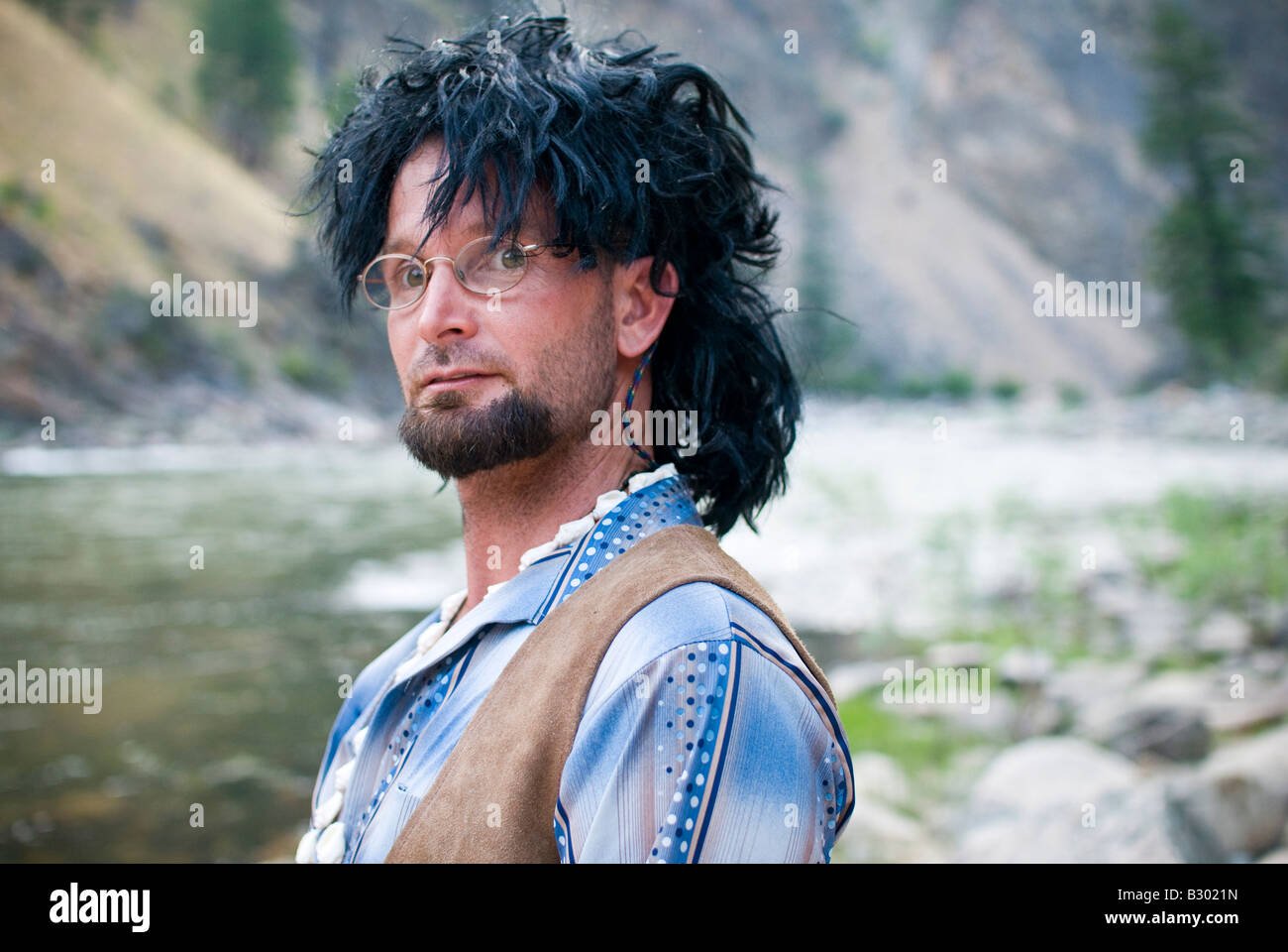 Idaho, rafting guide wearing costume Stock Photo - Alamy