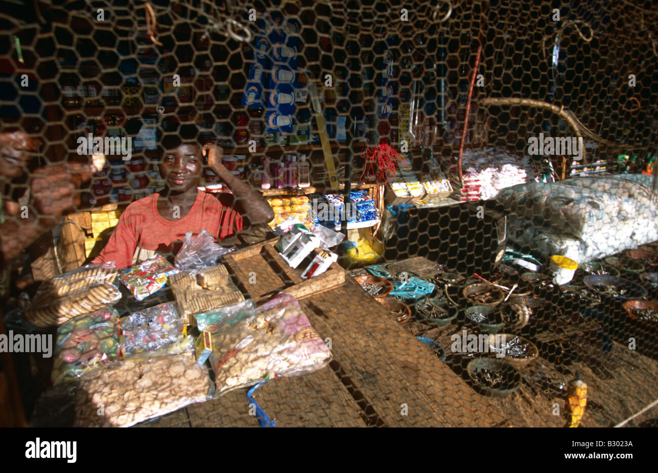 Market scene in Malawi Stock Photo - Alamy