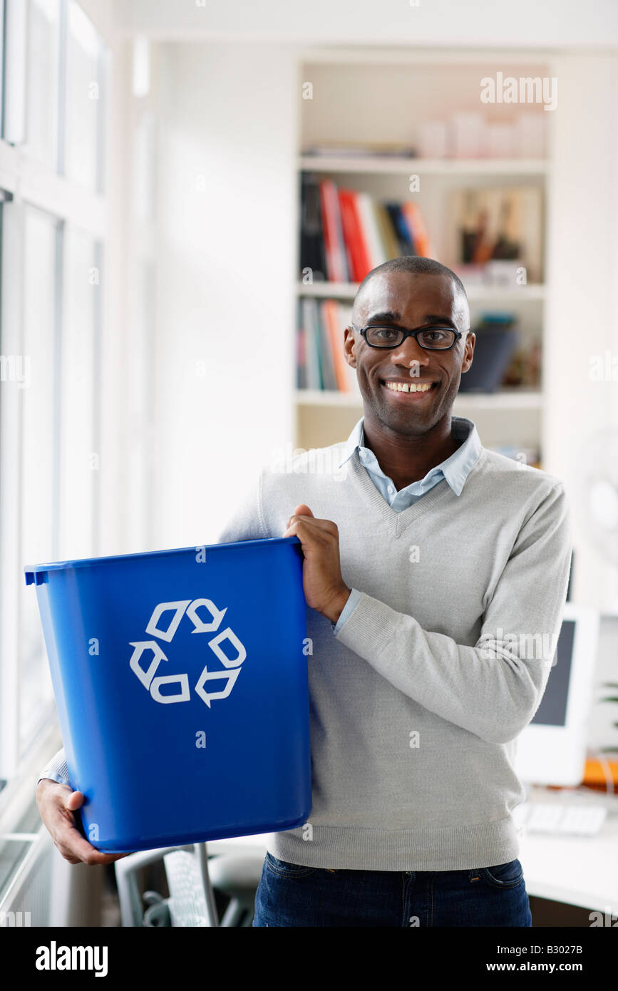 Office Employee Recycling High Resolution Stock Photography and Images ...