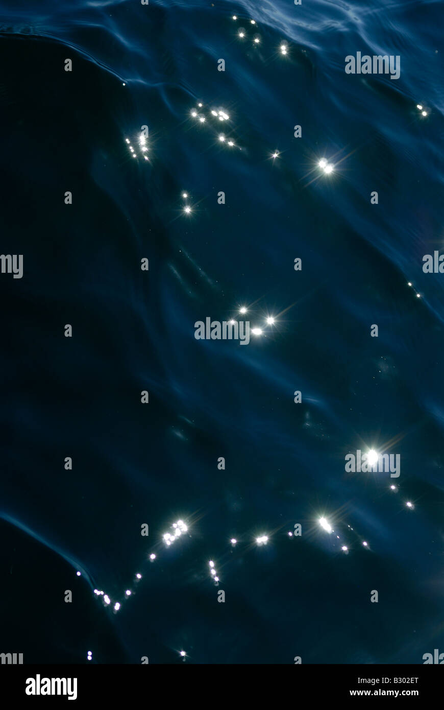 reflections on sea surface Stock Photo - Alamy