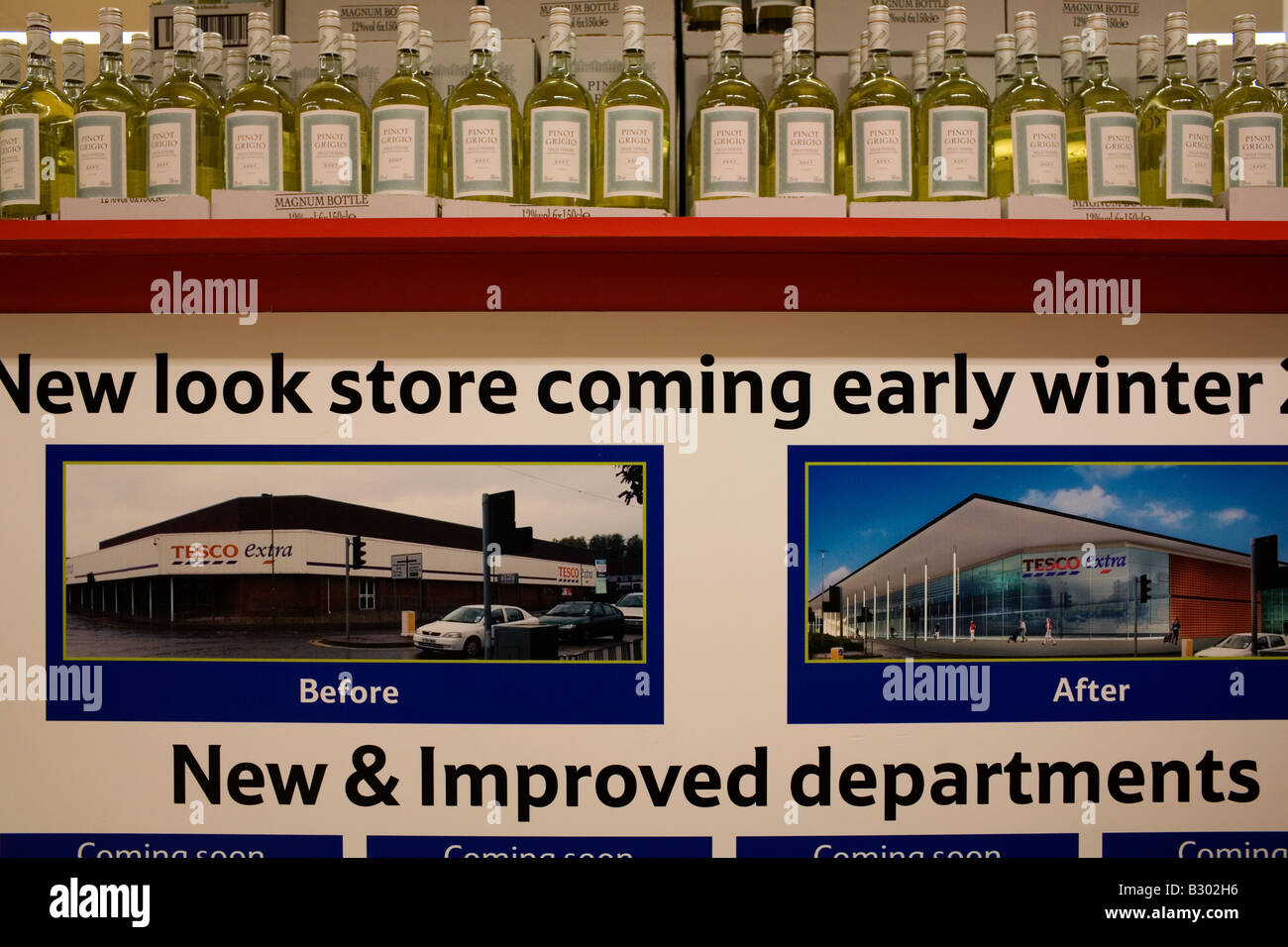 Tesco construction hi-res stock photography and images - Alamy