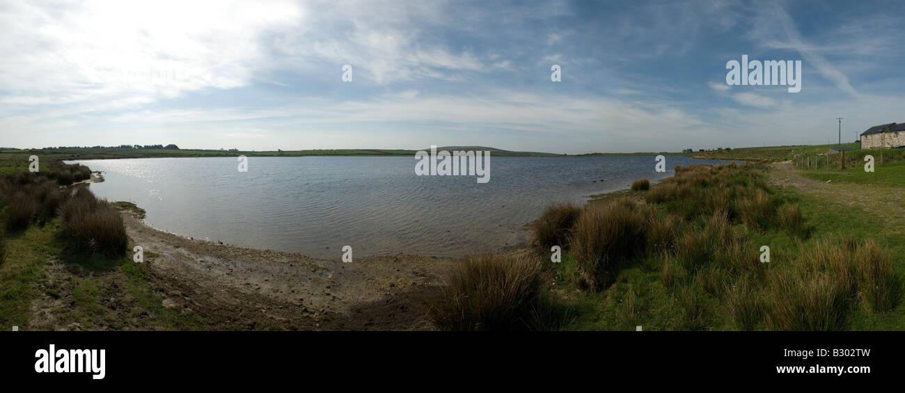 Bodmin Moor Dozmary Pool King Arthur Excalibur Brown Gelly Stock Photo ...