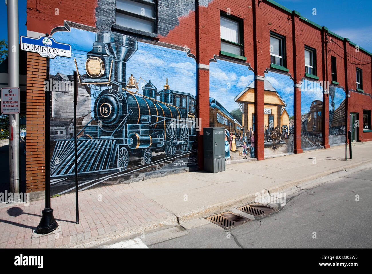 History Of Trains Mural at Donald Peterson blog
