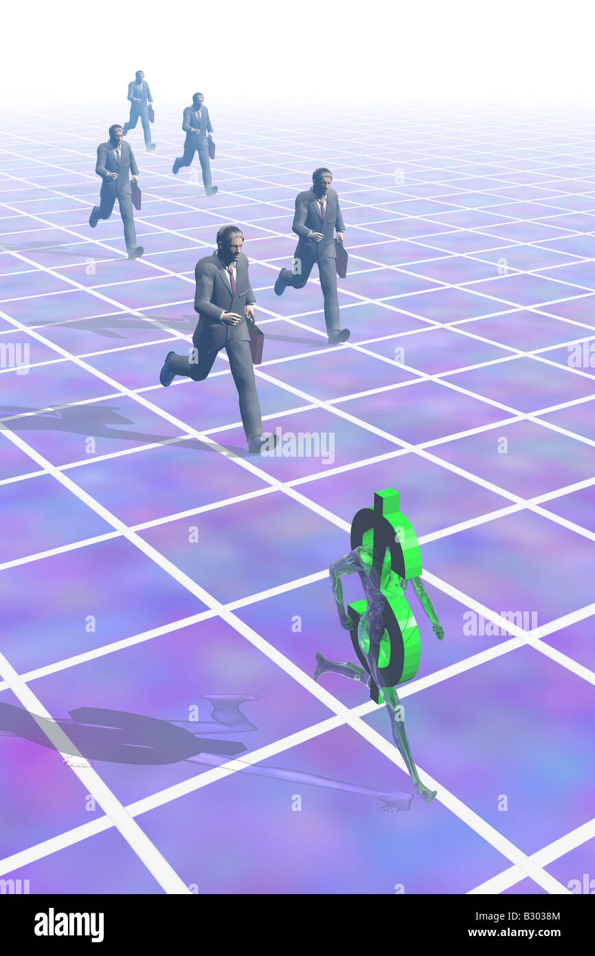 Chasing a dollar sign hi-res stock photography and images - Alamy