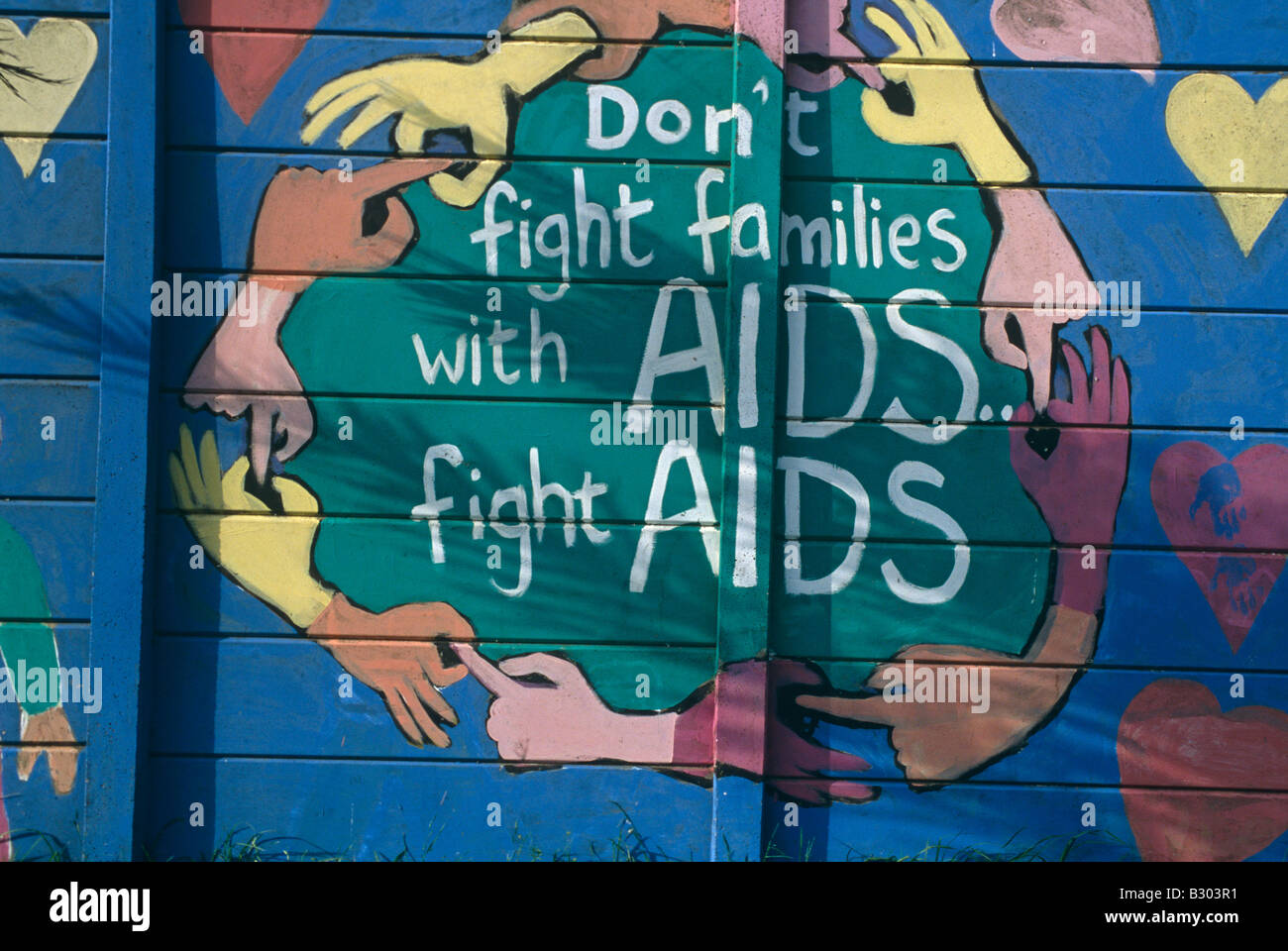AIDS graffiti. Johannesburg, South Africa Stock Photo - Alamy