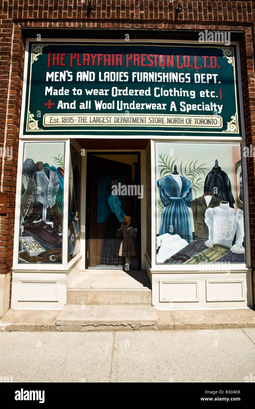 The Preston Playfair General Store mural at Midland Bay, Ontario ...
