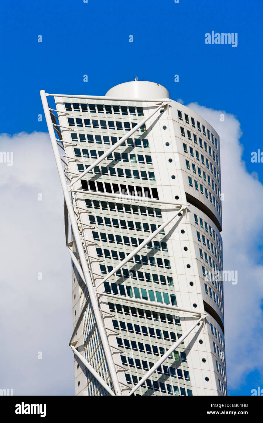 TURNING TORSO APARTMENT BUILDING ARCHITECT SANTIAGO CALATRAVA Stock ...