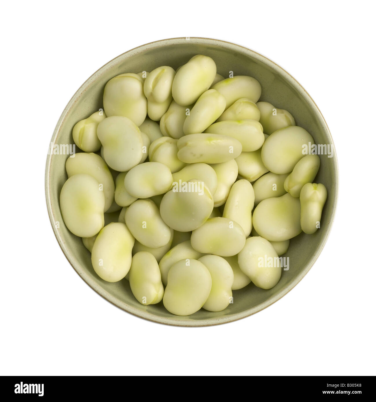 Bowl of broad beans Stock Photo - Alamy