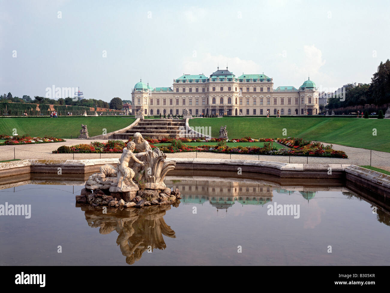 The belvedere museum vienna hi-res stock photography and images - Alamy