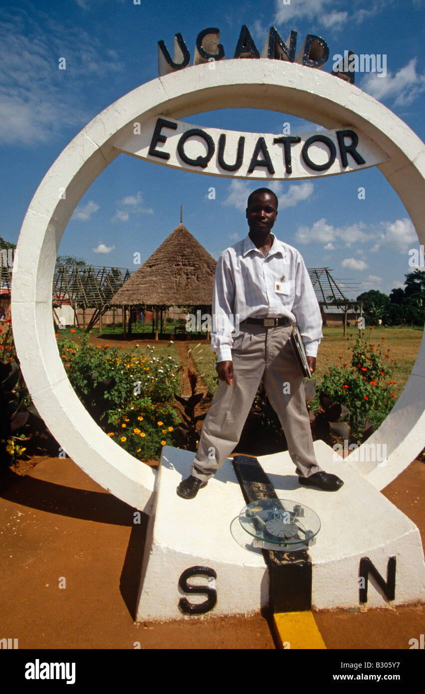 Equator sign uganda africa hi-res stock photography and images - Alamy