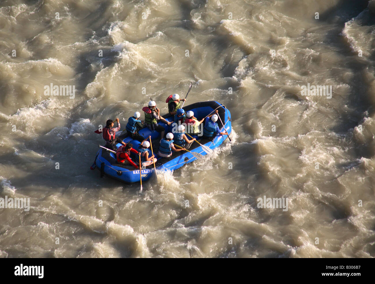 rafting group on the Ganges / Rishikesh,India Stock Photo - Alamy