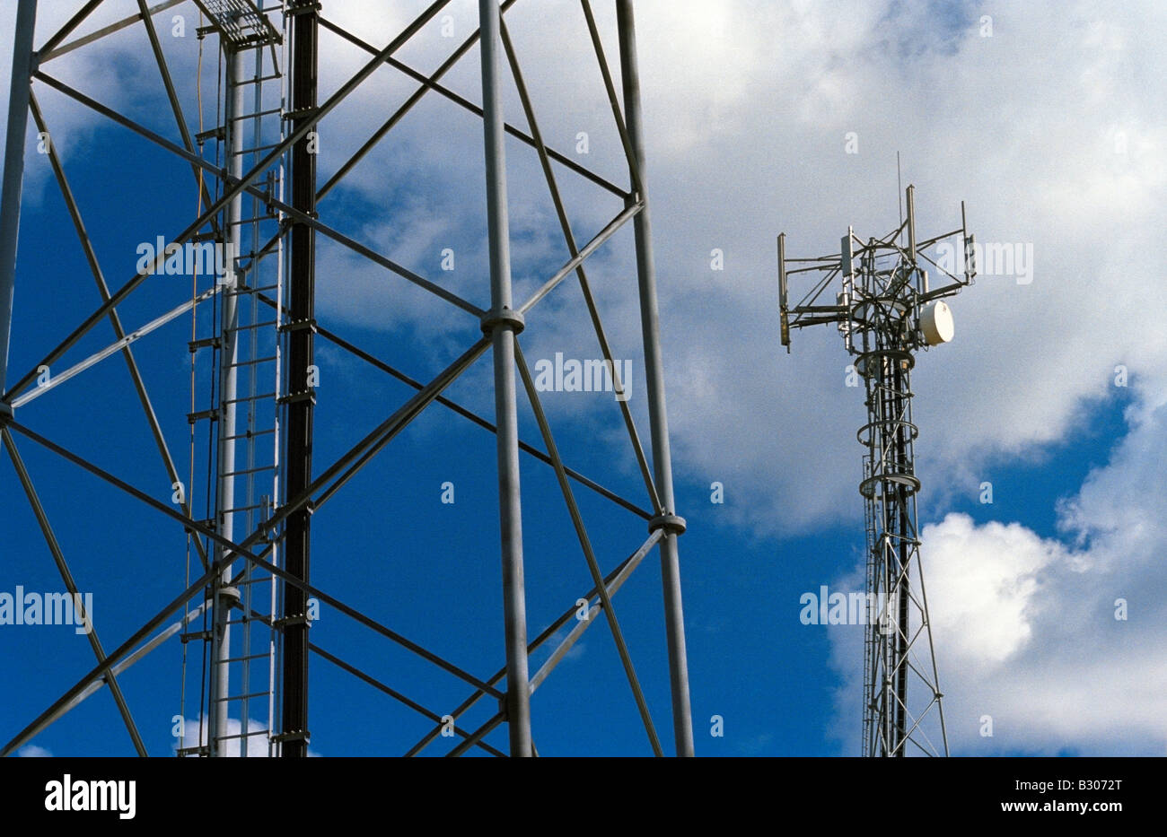 GSM tower - transmitter Stock Photo - Alamy