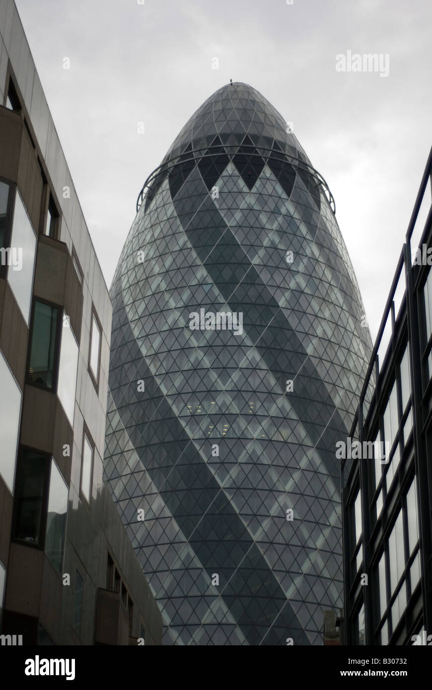 The Gherkin, 30 St Mary Axe, in the City of London, England Stock Photo ...