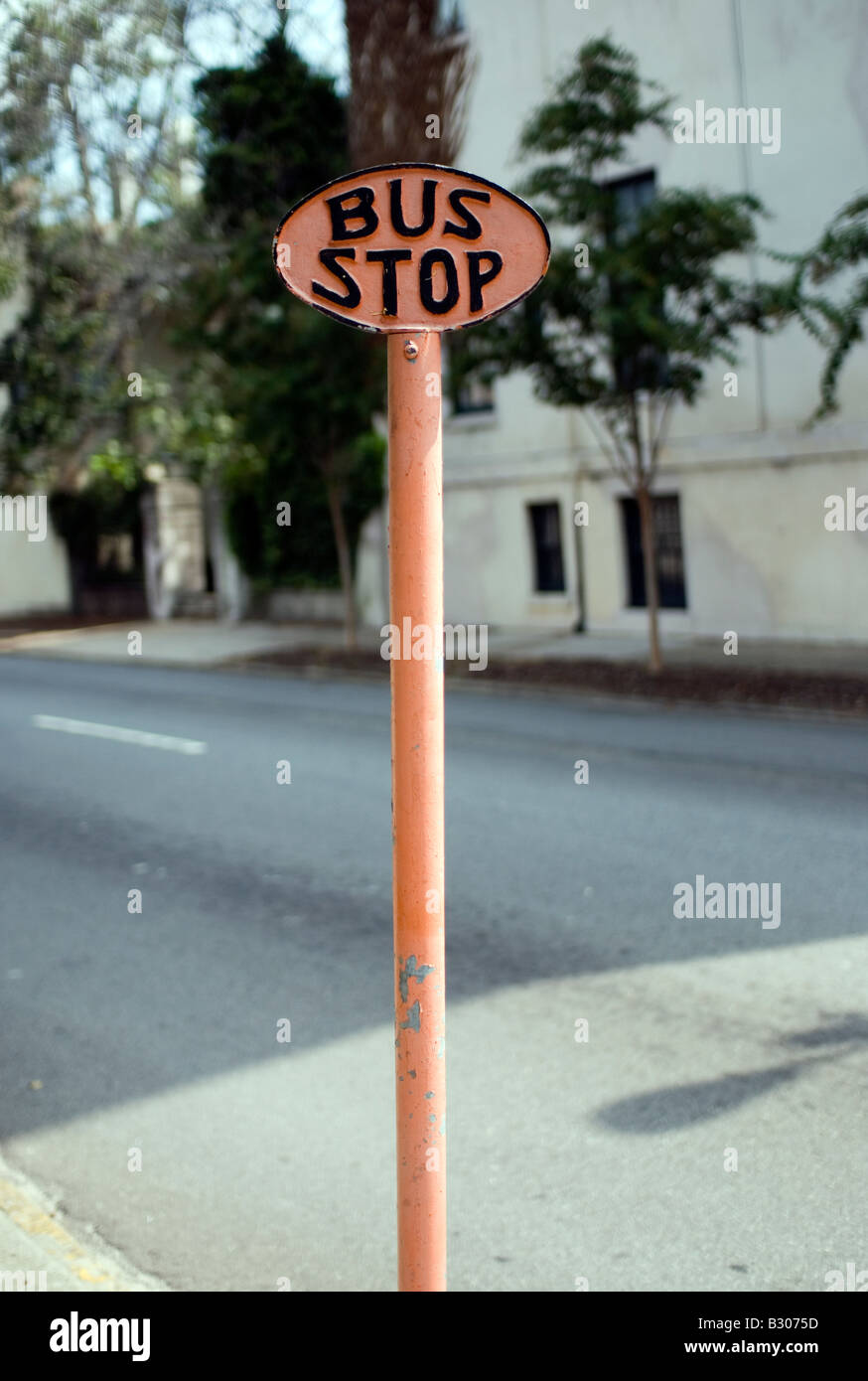 A bus stop Stock Photo - Alamy