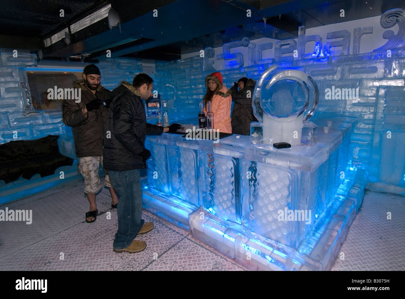 Ice bar. Pattaya. Thailand Stock Photo - Alamy