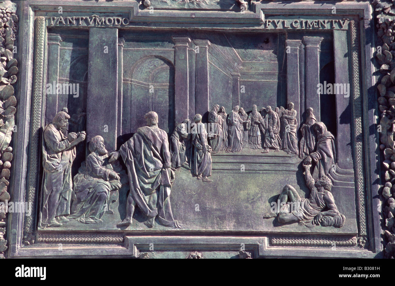 Bronze Door Panel, Duomo at Pisa Stock Photo - Alamy