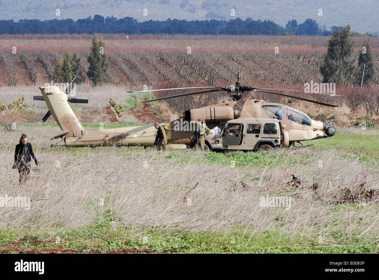 Israeli Air Force Apache longbow on the ground Stock Photo - Alamy