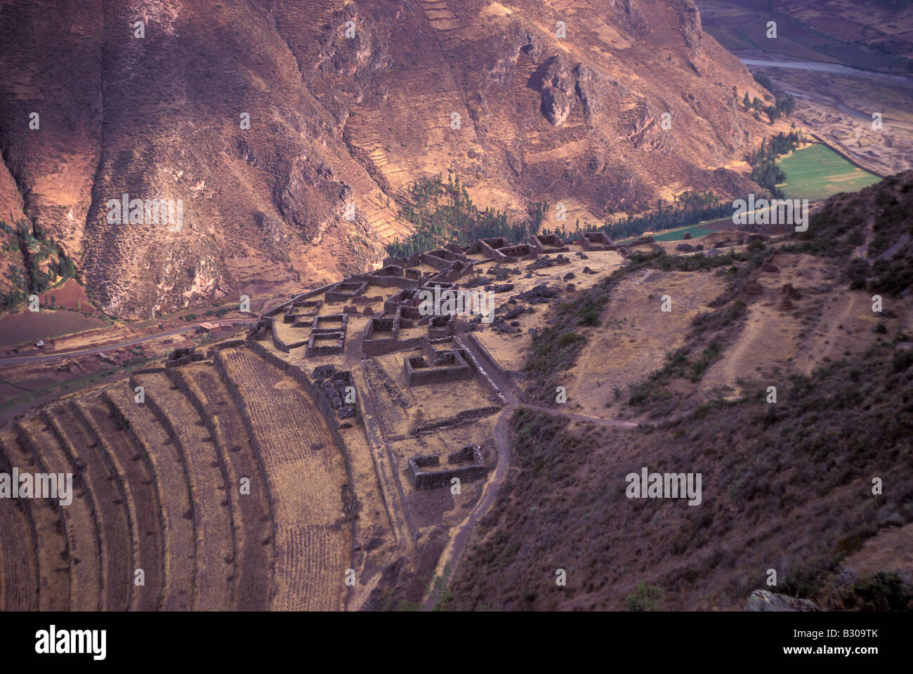 Pisaq Inca ruins Cuzco department Peru Stock Photo - Alamy