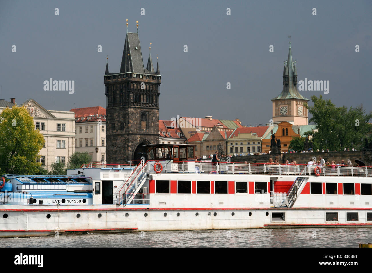 The Moldau River Vltava Prague Czech Republic Stock Photo - Alamy