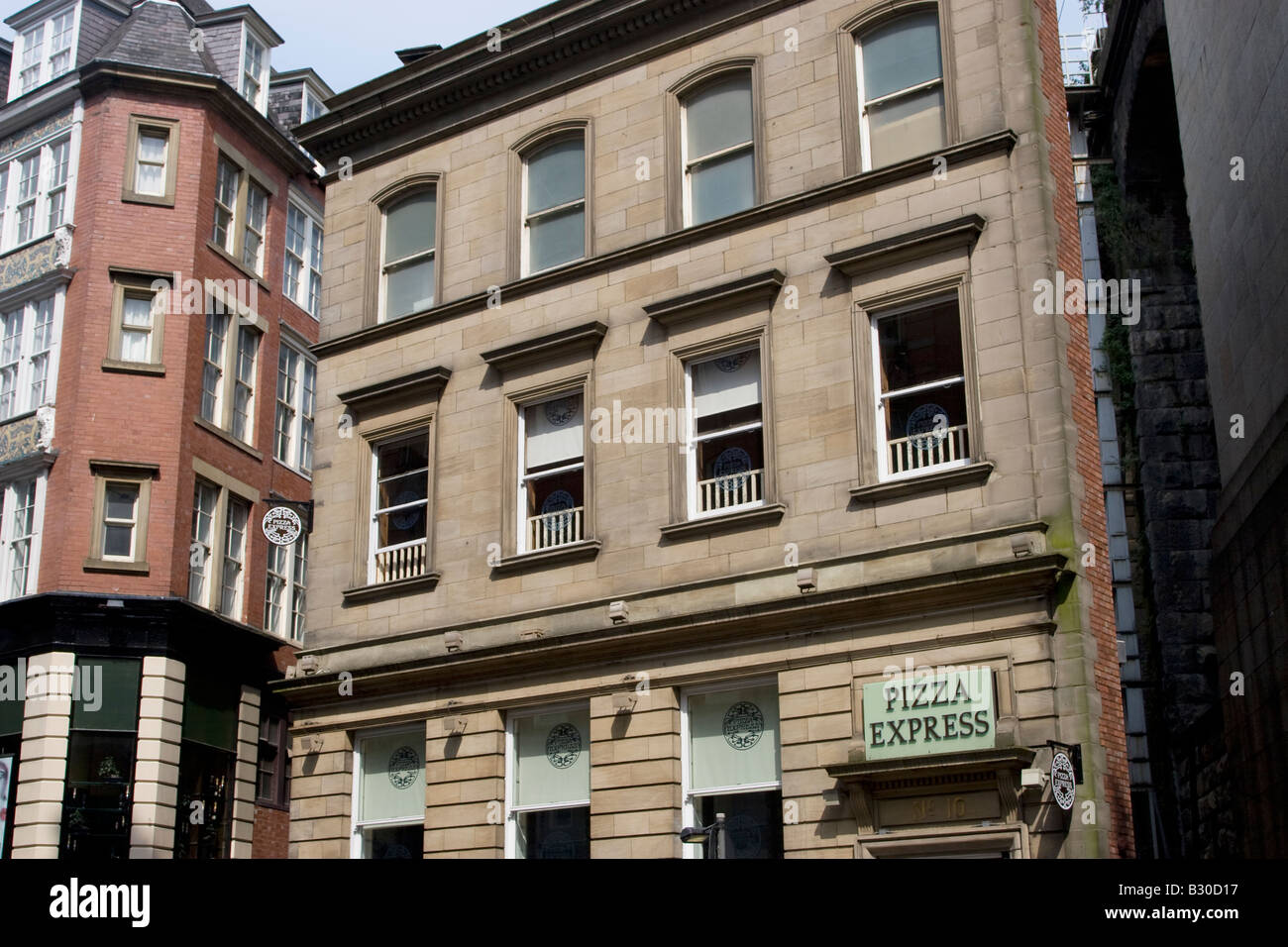 Victorian Building in Dean Street, Newcastle, now a "Pizza Express ...