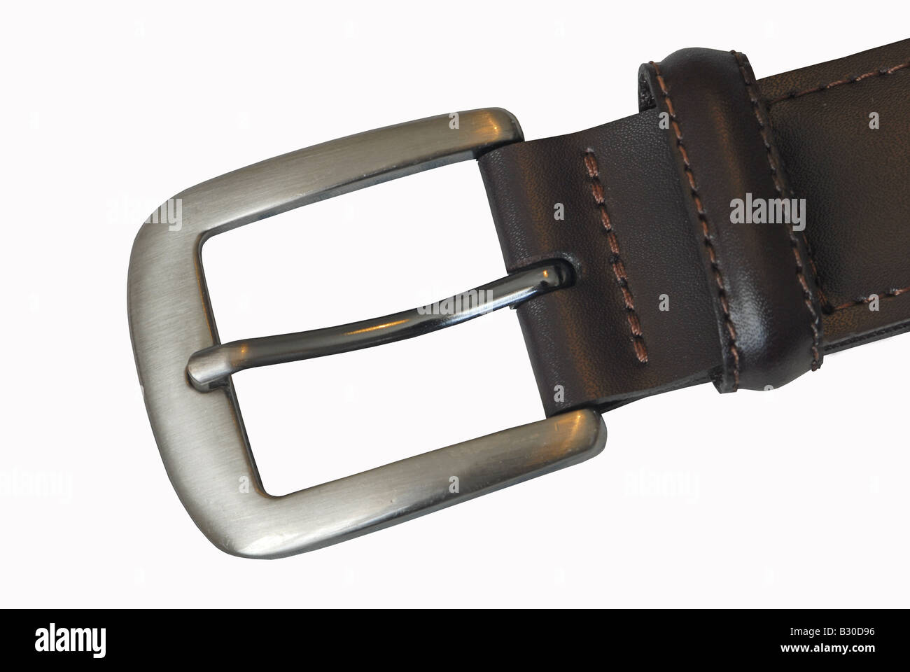 Leather Belt Buckle Stock Photo - Alamy
