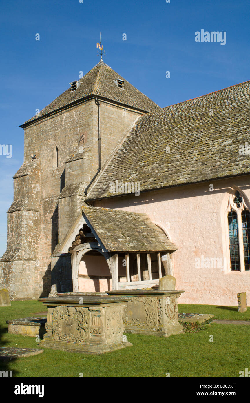 St Mary's church at Kempley Stock Photo - Alamy
