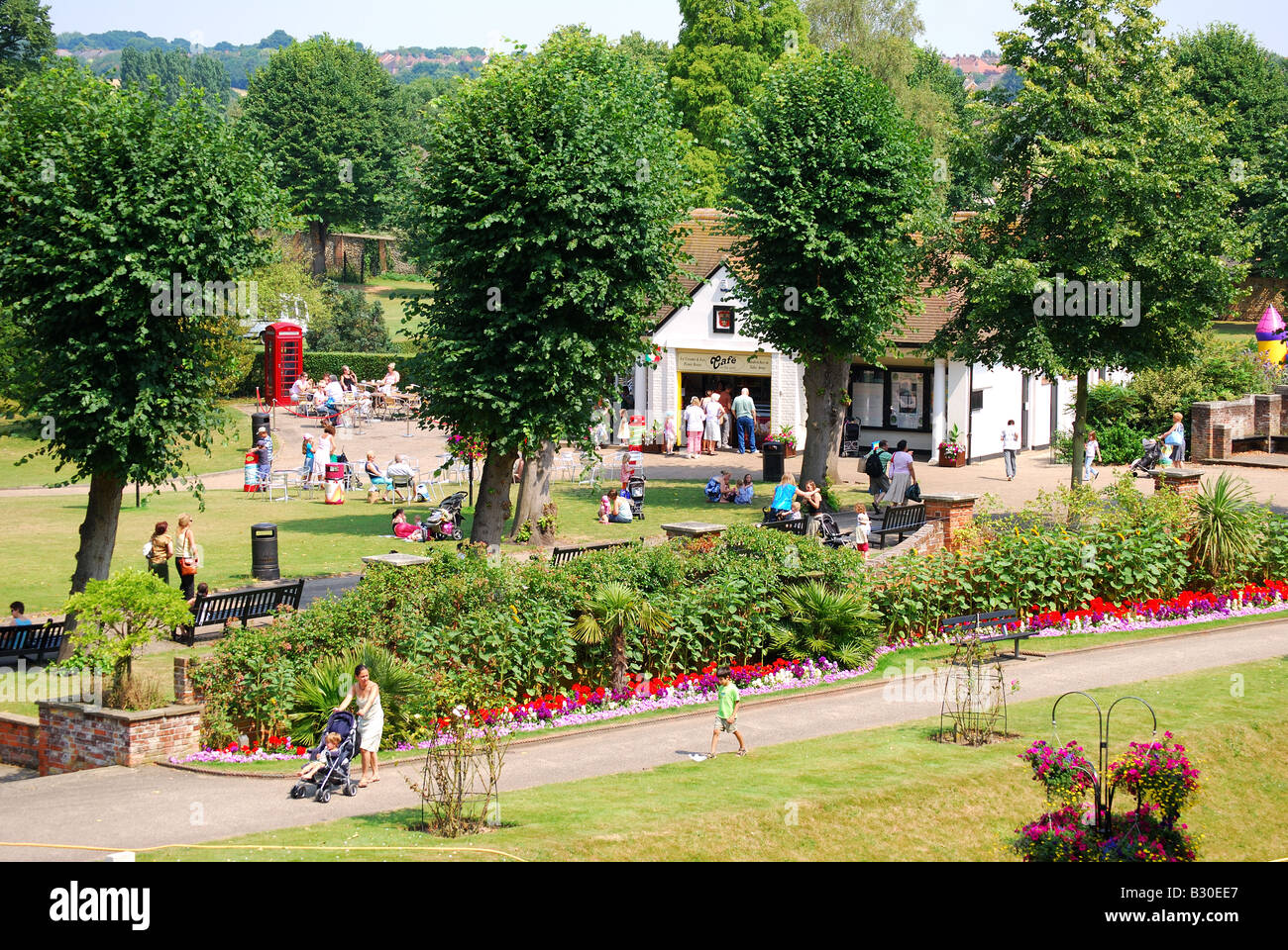 Lower Castle Park, Colchester, Essex, England, United Kingdom Stock ...