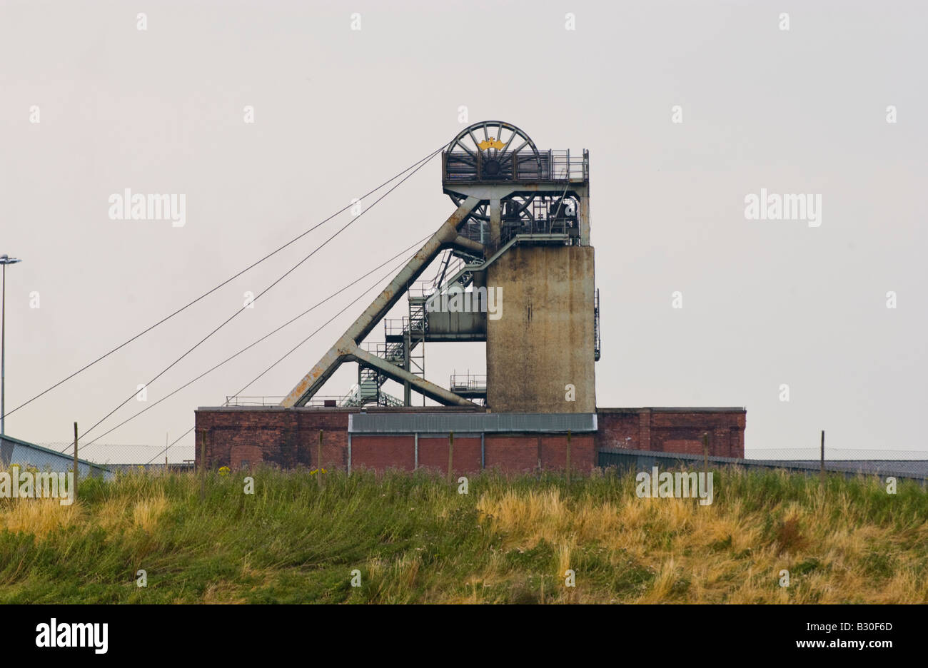 Exterior of Thoresby Colliery near village of Edwinstowe ...