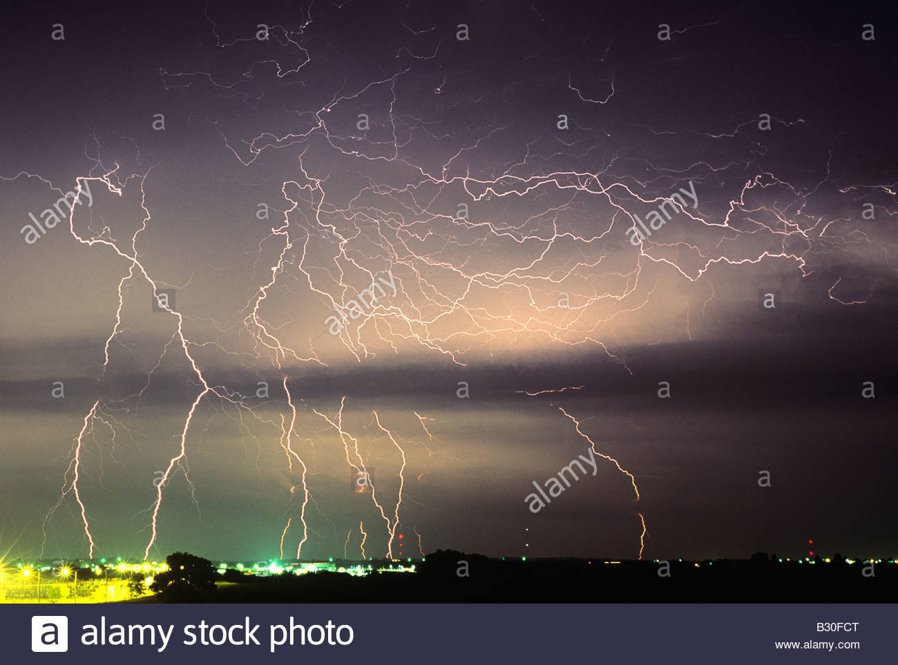 Texas Lightning High Resolution Stock Photography and Images - Alamy