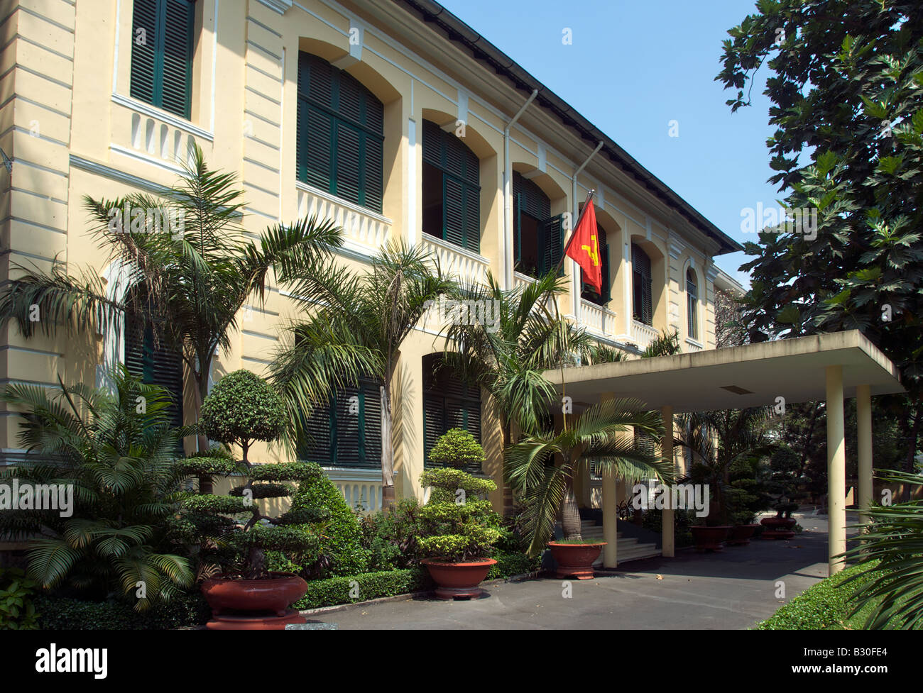 French Colonial building now government offices SaigonVietnam Stock ...