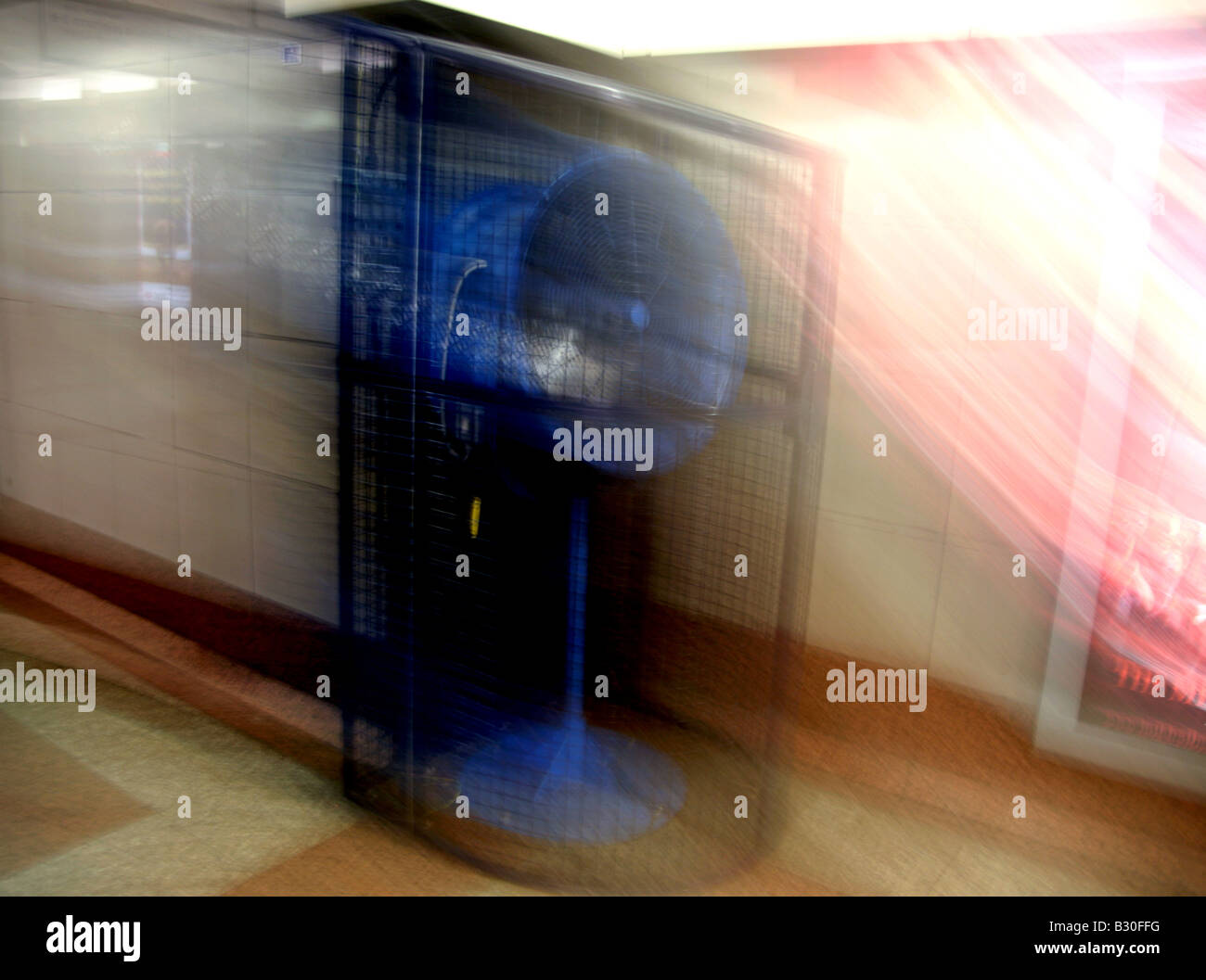 Powerful fan installed in London Tube passageway for summer cooling ...