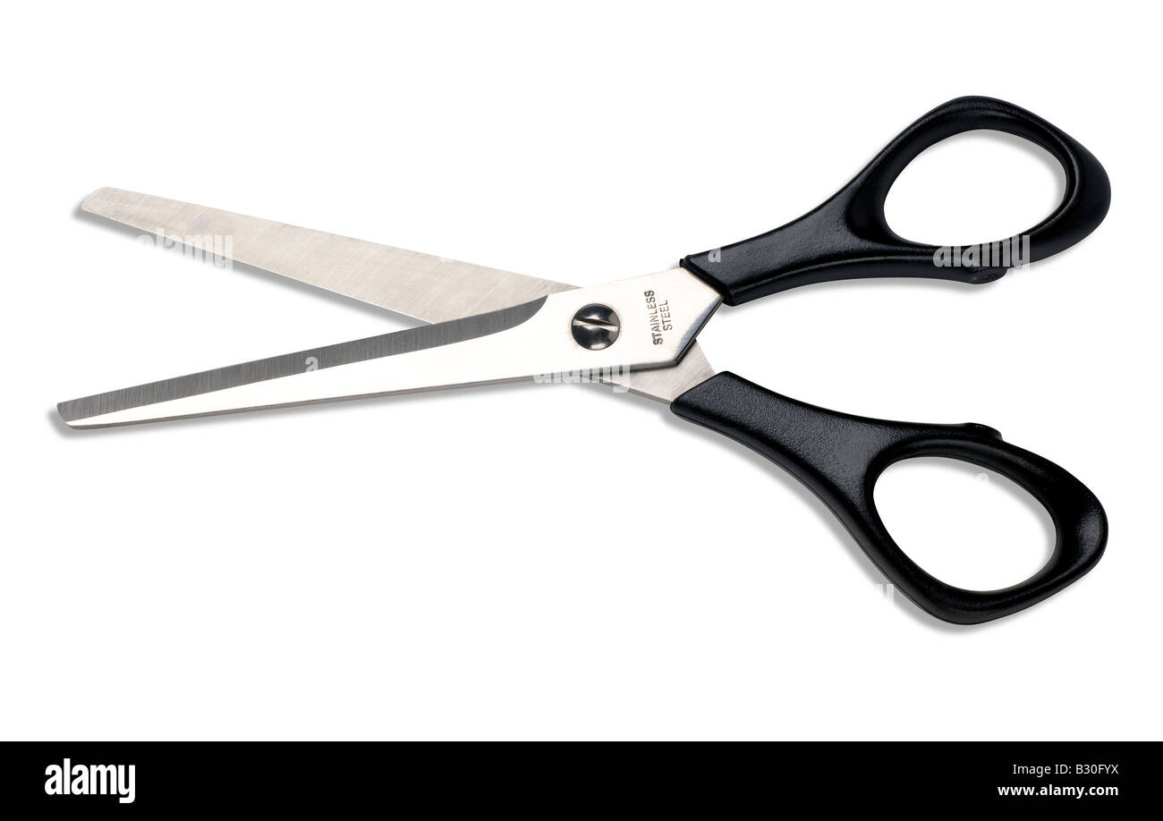 Hand scissors open cutting cutout hi-res stock photography and images ...