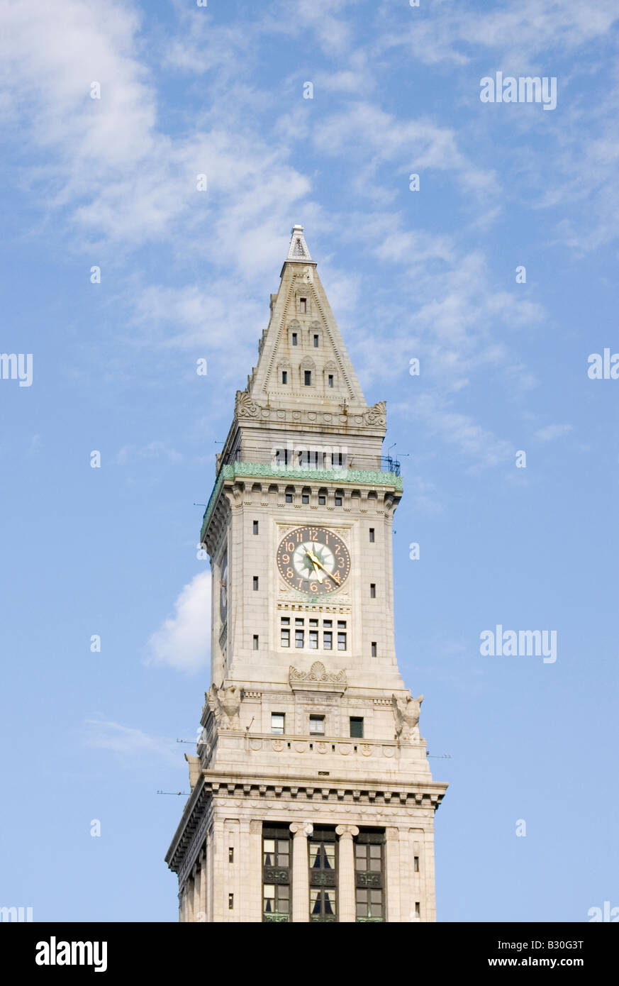 Custom House Tower in Boston Stock Photo - Alamy