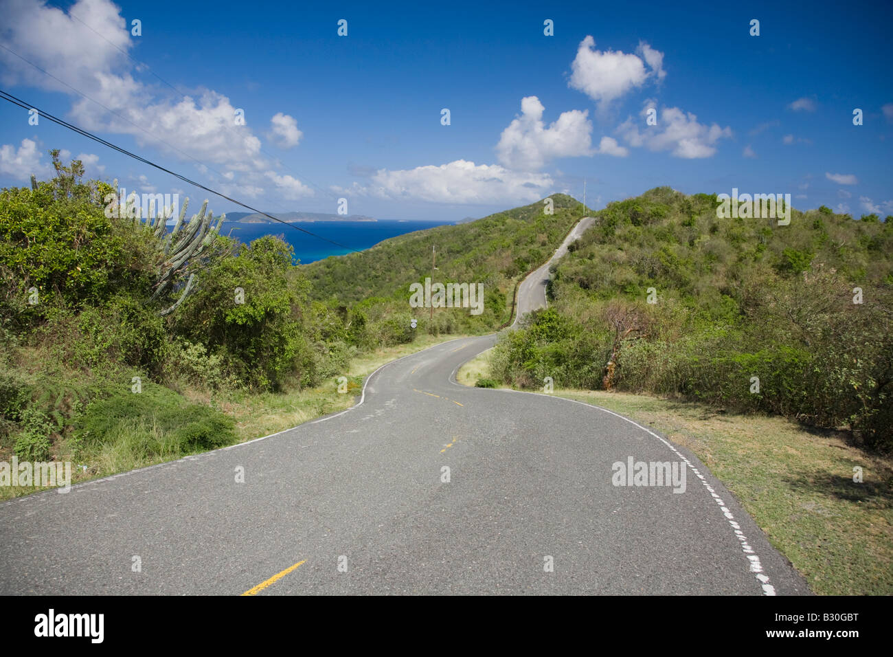 St john usvi road hi-res stock photography and images - Alamy