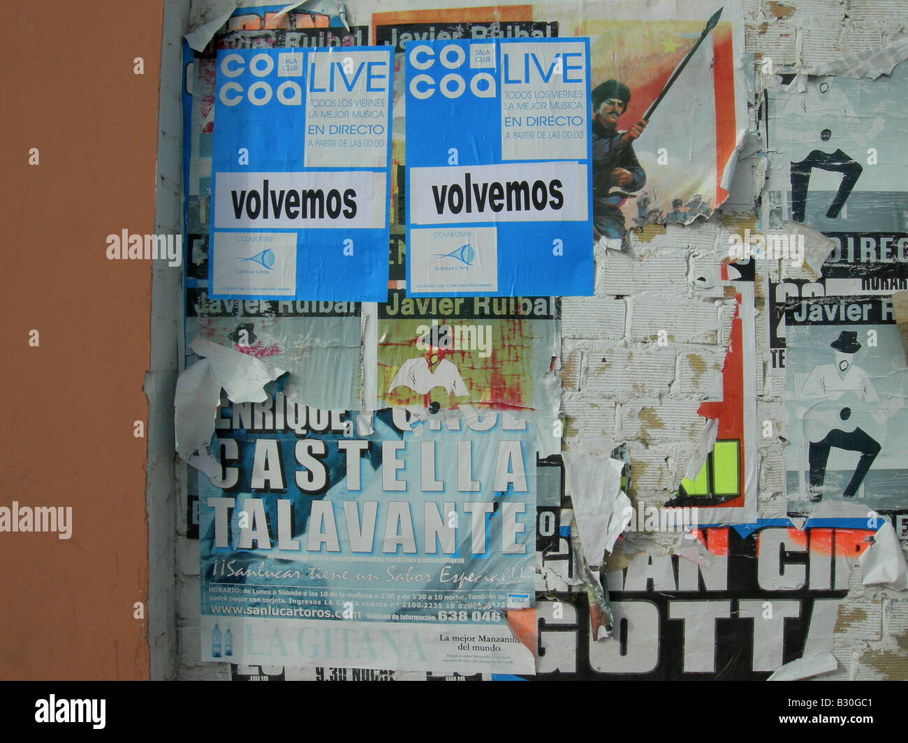 Spanish fly posters Andalucia southern Spain Stock Photo - Alamy