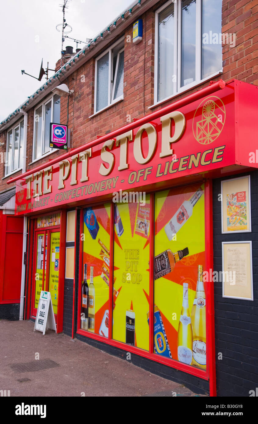 THE PIT STOP village shop opposite former colliery at Clipstone ...