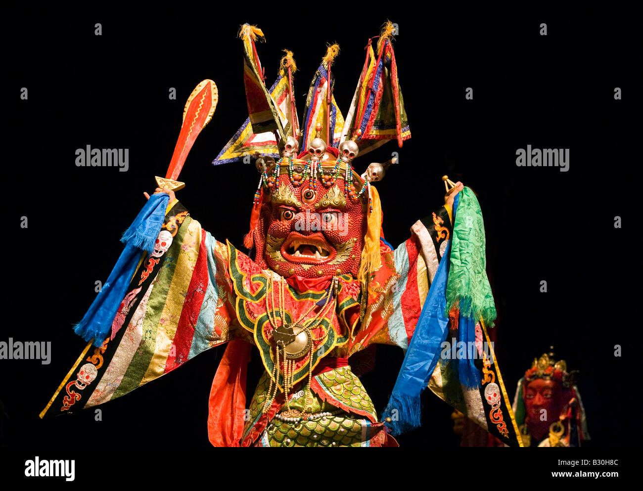Mongolian mask dance hi-res stock photography and images - Alamy