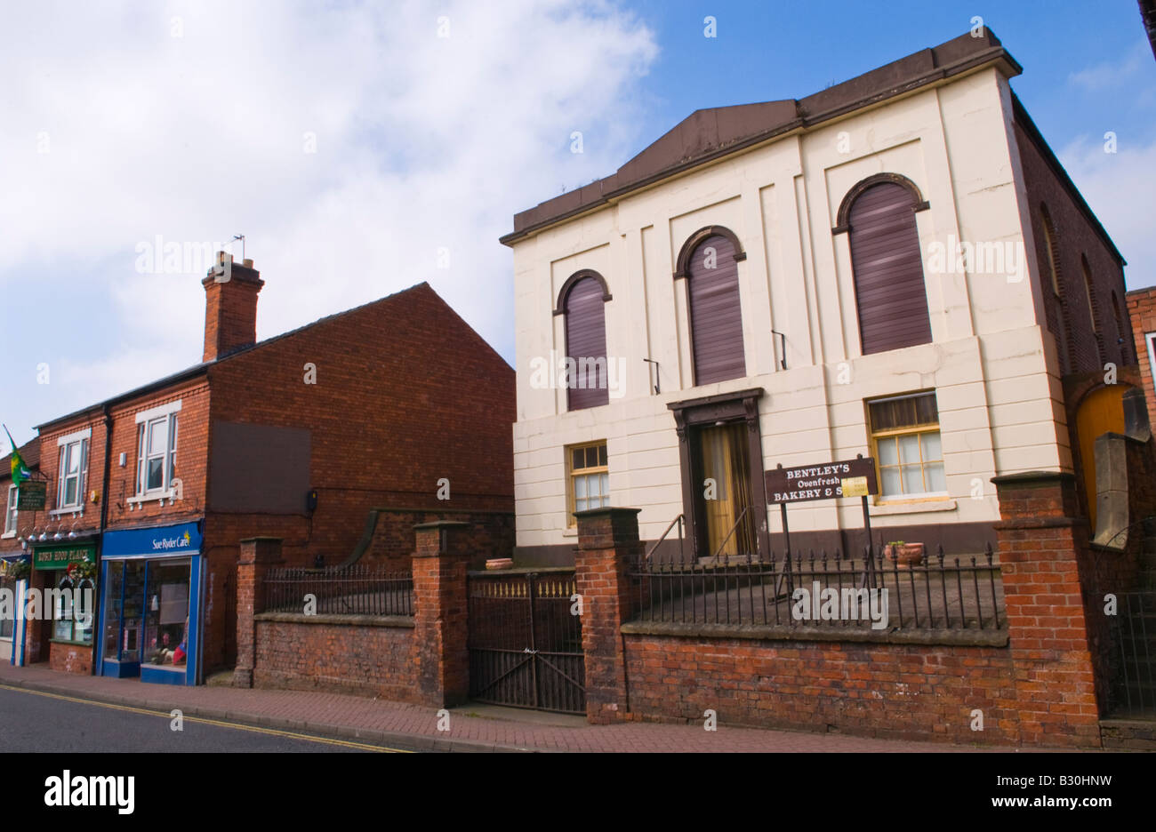 Bakery in former chapel in village of Edwinstowe Nottinghamshire ...