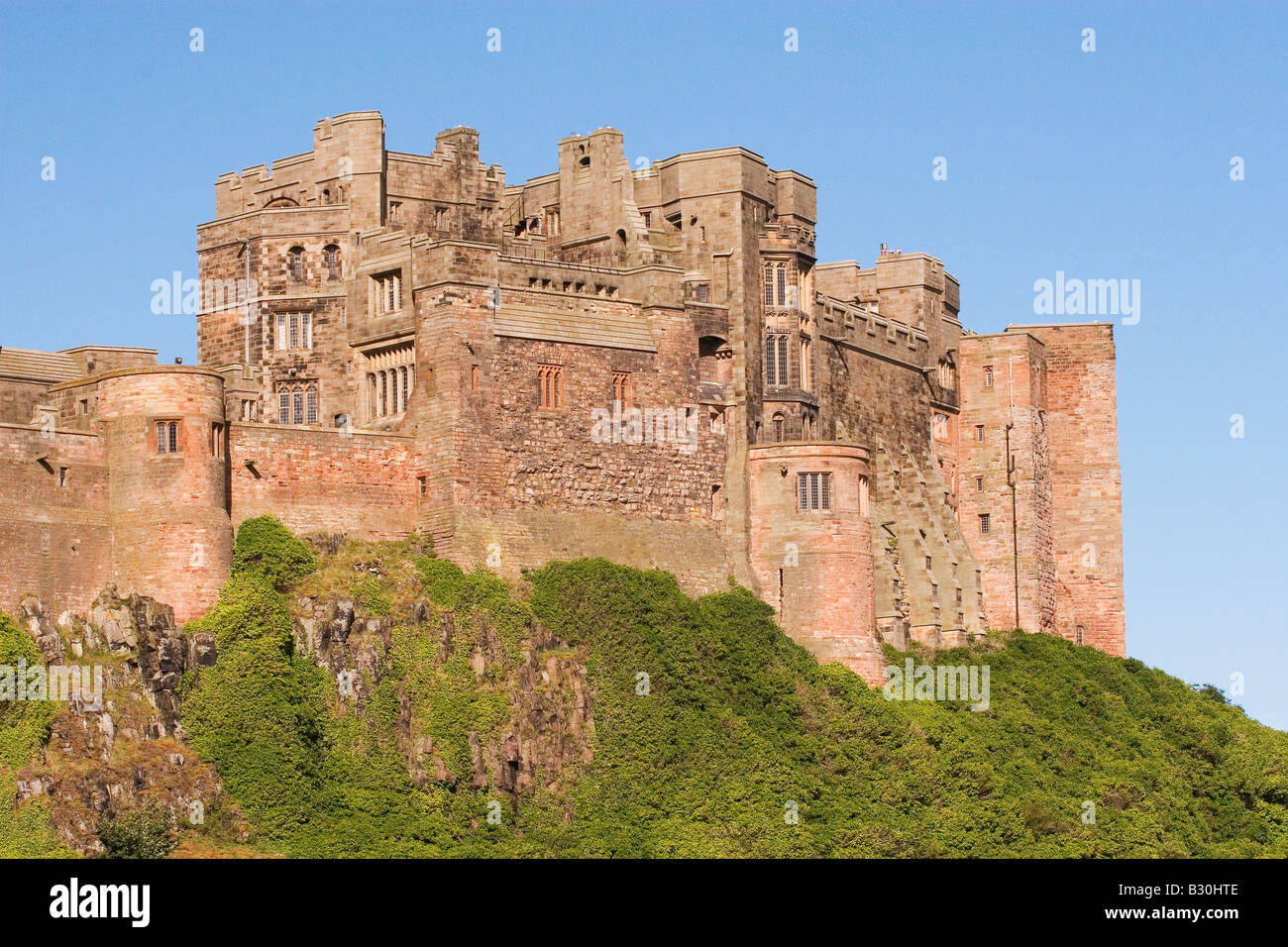 William armstrong restored bamburgh castle hi-res stock photography and ...