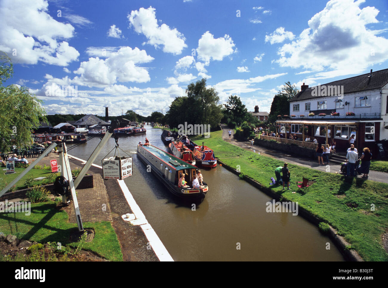 Norbury junction union canal hi-res stock photography and images - Alamy
